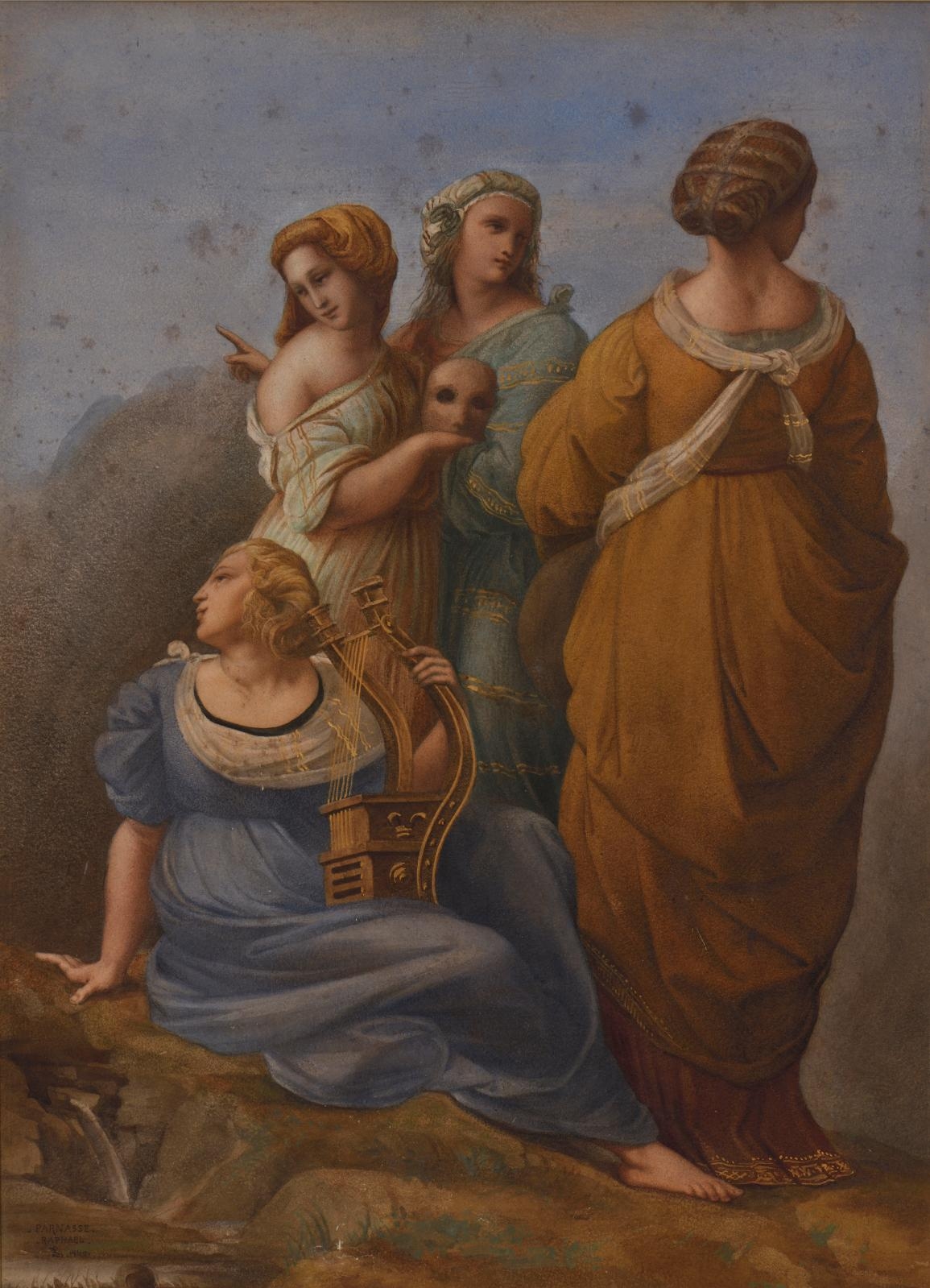 French School, 19th Century | Une paire : Le Parnasse d’après Raphaël ...
