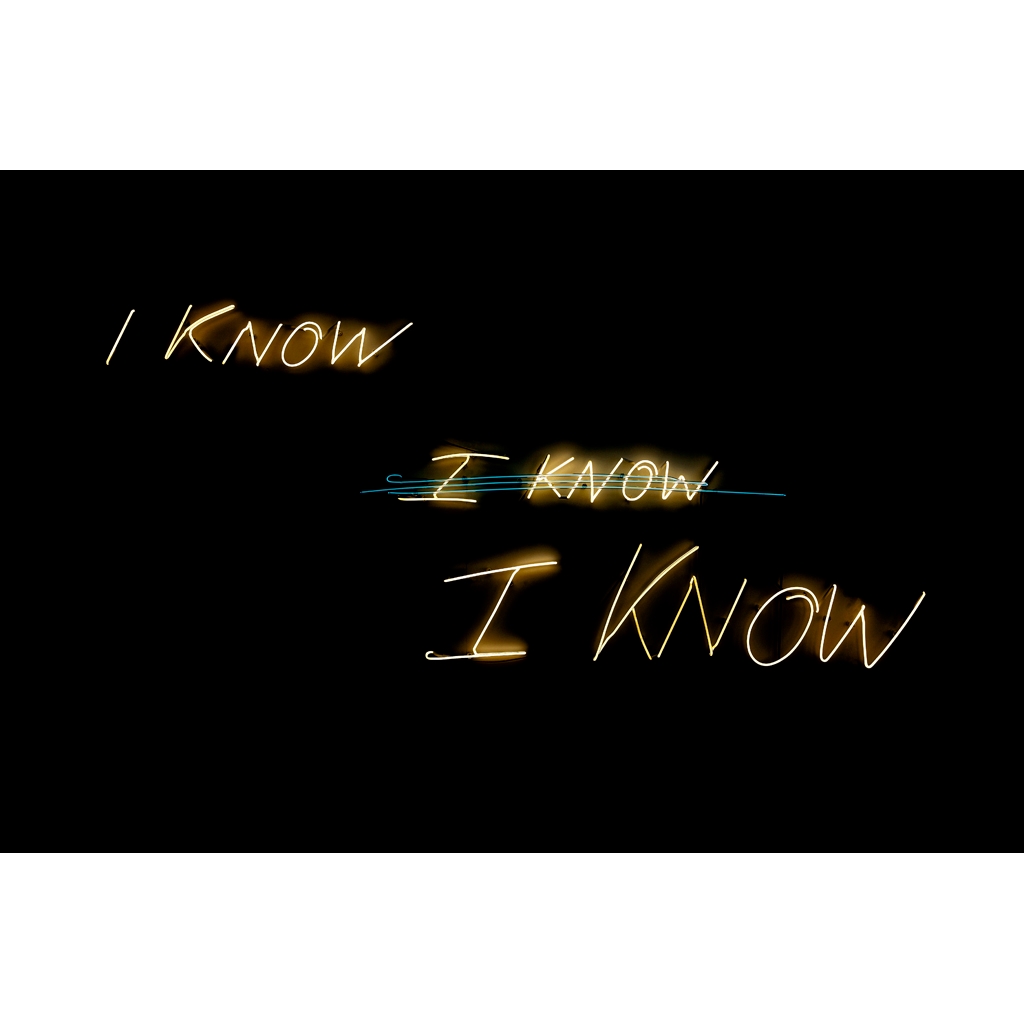 Tracey Emin I Know I Know I Know