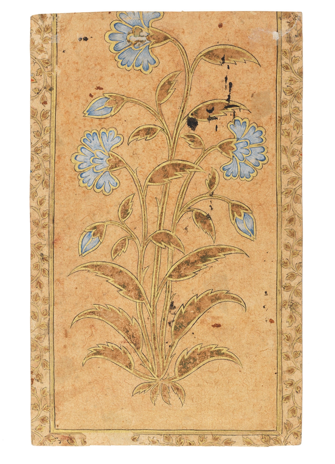 Bichitr | The Mughal Emperor Shah Jahan, standing in a landscape ...