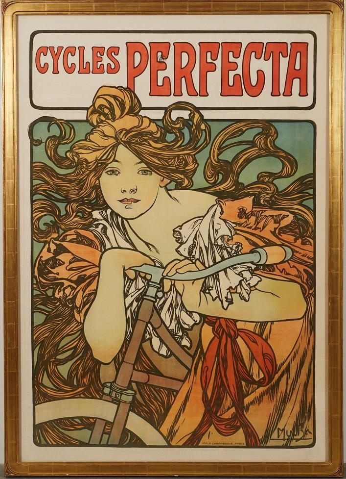 Alphonse Mucha | Advertising poster for the British bicycle company ...