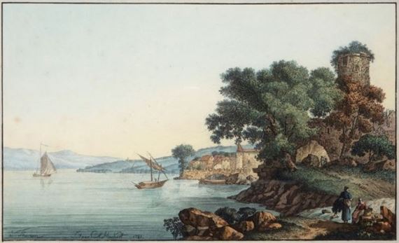 Carl Ludwig Hackert | A Thonon (1781) | MutualArt