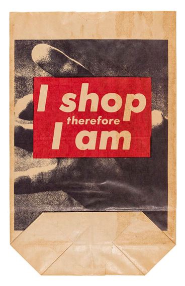 Barbara Kruger | I Shop Therefore I Am (1990) | MutualArt
