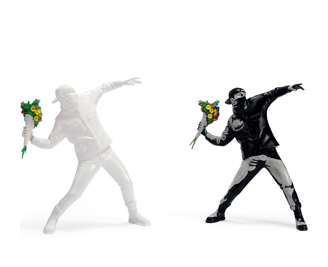 Banksy | Flower Bomber (Original Version; Concrete Version) (2017 ...