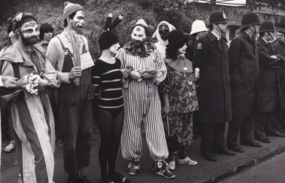 Gil Hanly | A Macabre Finale - Three of the clowns were batoned (1981 ...