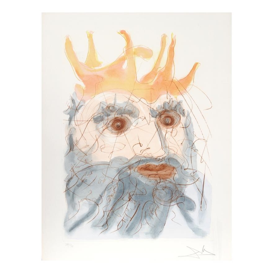 Salvador Dalí | King Saul from our Historical Heritage (1975) | MutualArt