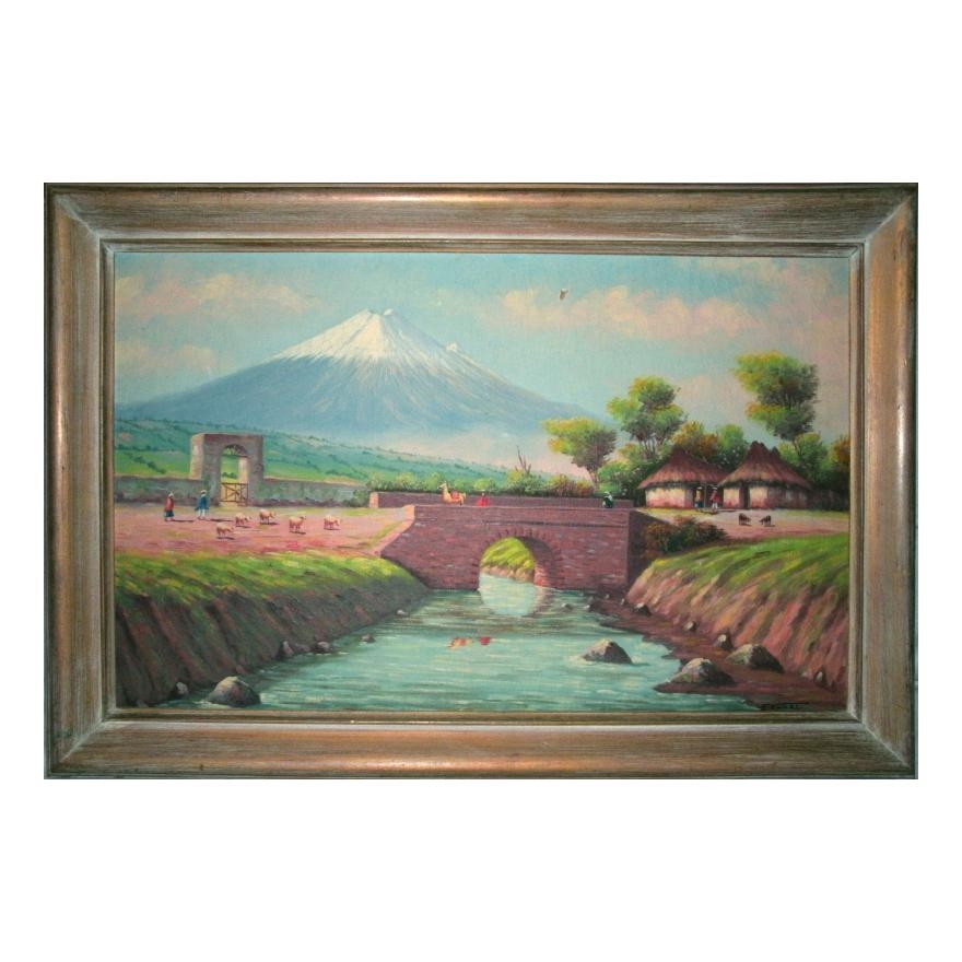 Gonzalo Endara Crow | Mountain Village Canal (Circa 1985) | MutualArt