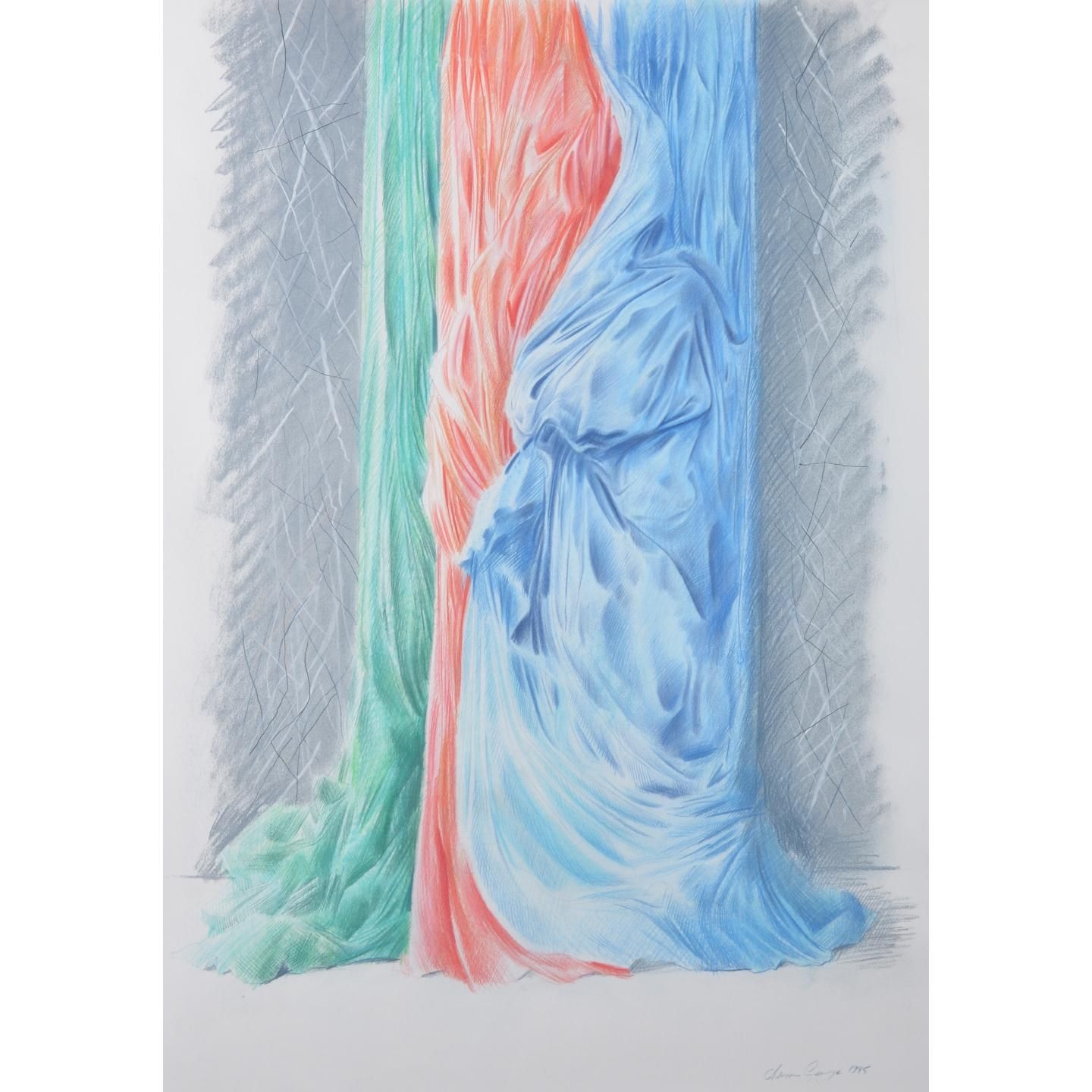 Adrian George | Marble with Drapes (1985) | MutualArt