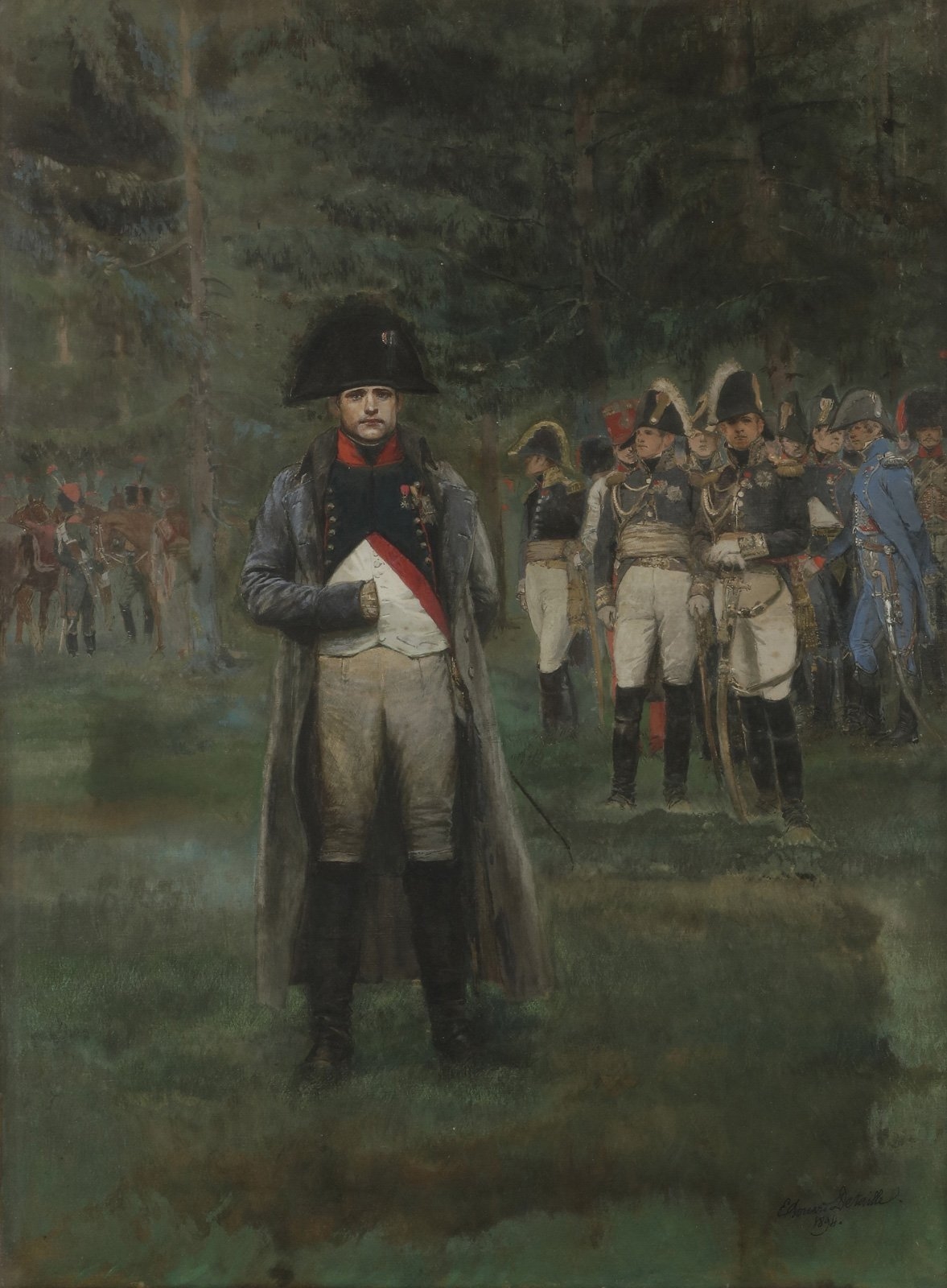 Édouard Jean Baptiste Detaille | “Colonel Lepic at Eylau with ...
