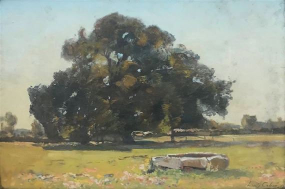 Louis-Alexandre Cabié | Paysage aux grands arbres (1923) | MutualArt