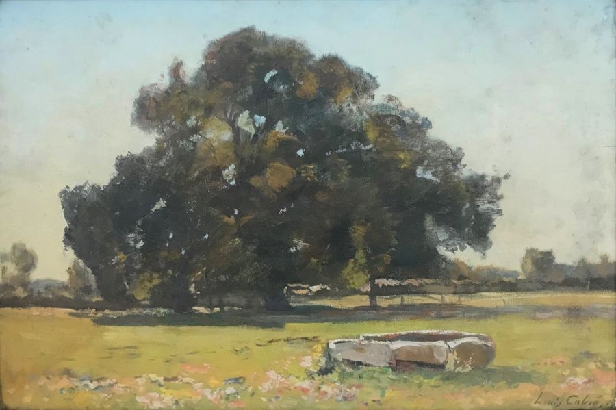 Louis-Alexandre Cabié | Paysage aux grands arbres (1923) | MutualArt