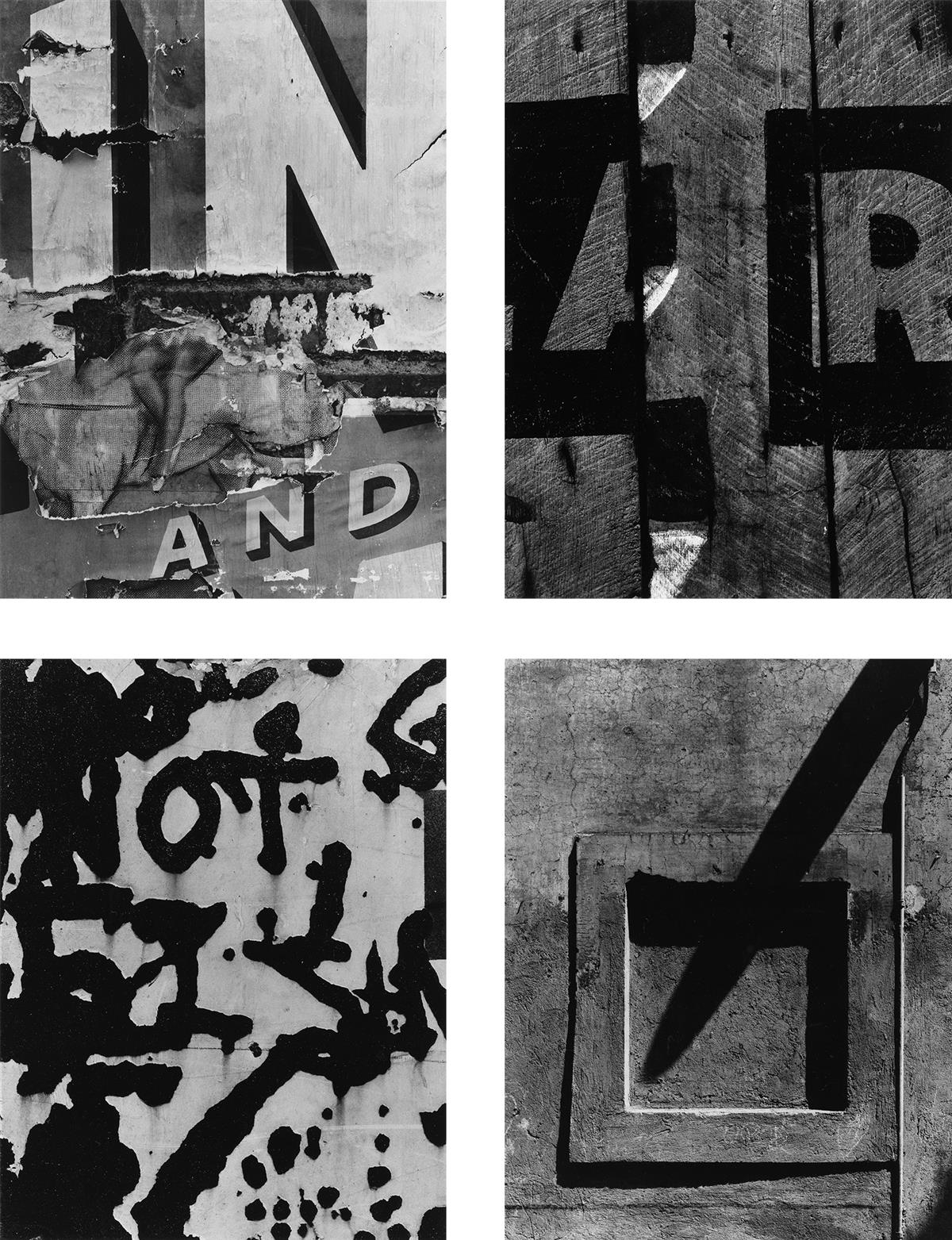 Aaron Siskind | Set of 50 signed photographs of many of Siskind's best ...