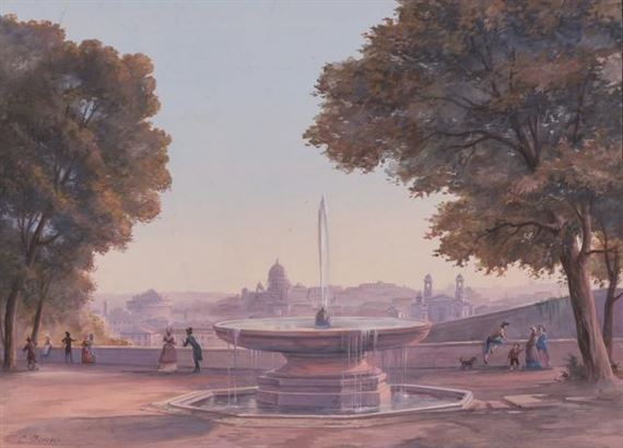 Carlo Bossoli | View of Rome from Monte Mario | MutualArt