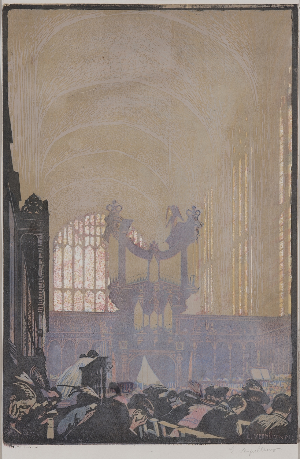 Emile Antoine Verpilleux | Lowes Bridge (1917) | MutualArt