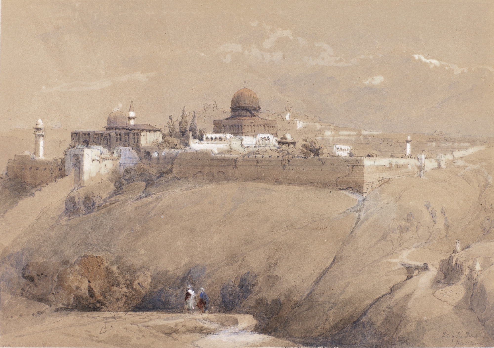 David Roberts | Site of the Temple, Jerusalem | MutualArt