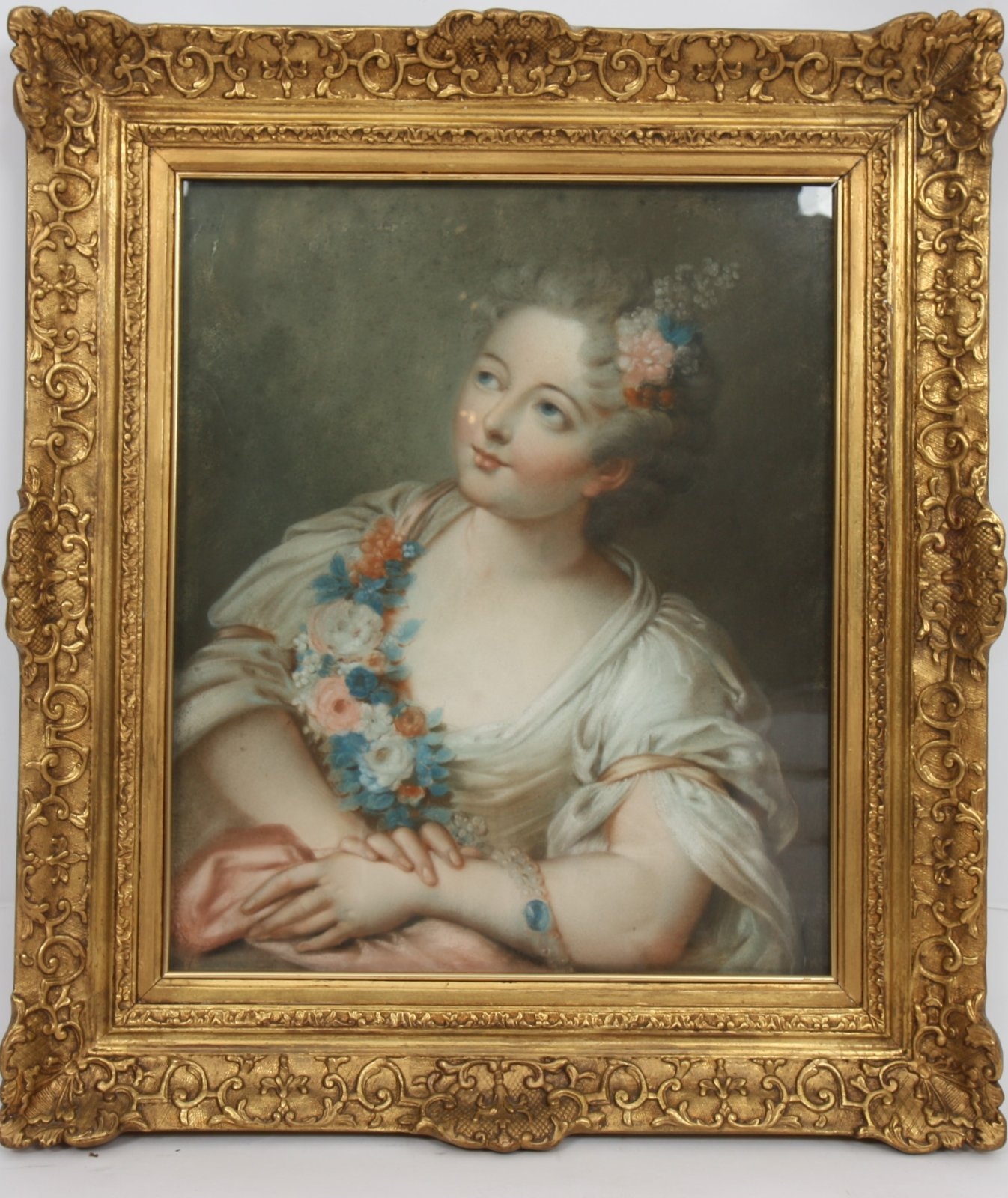 François Boucher | PORTRAIT EN BUSTE DE JEUNE FEMME | MutualArt