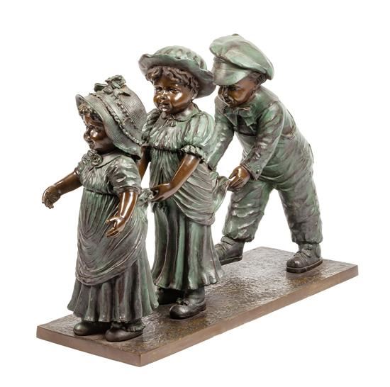Jim Davidson | Three Children at Play | MutualArt