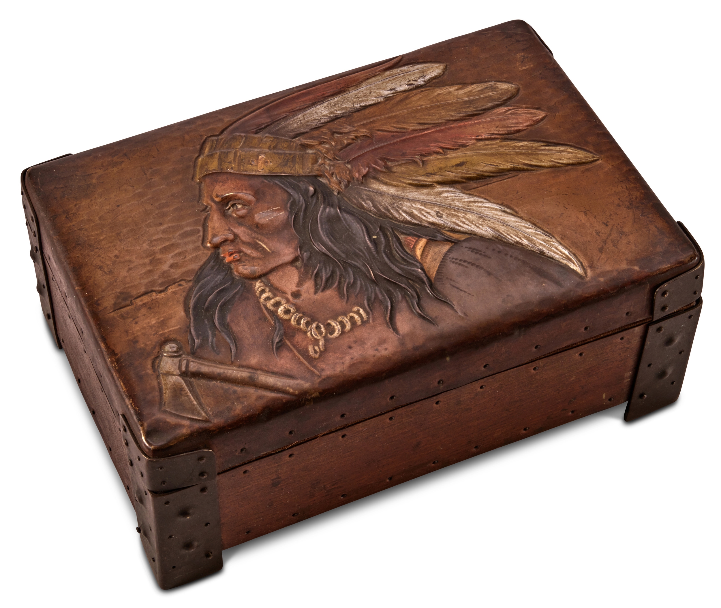 American Arts & Crafts | Native American box | MutualArt