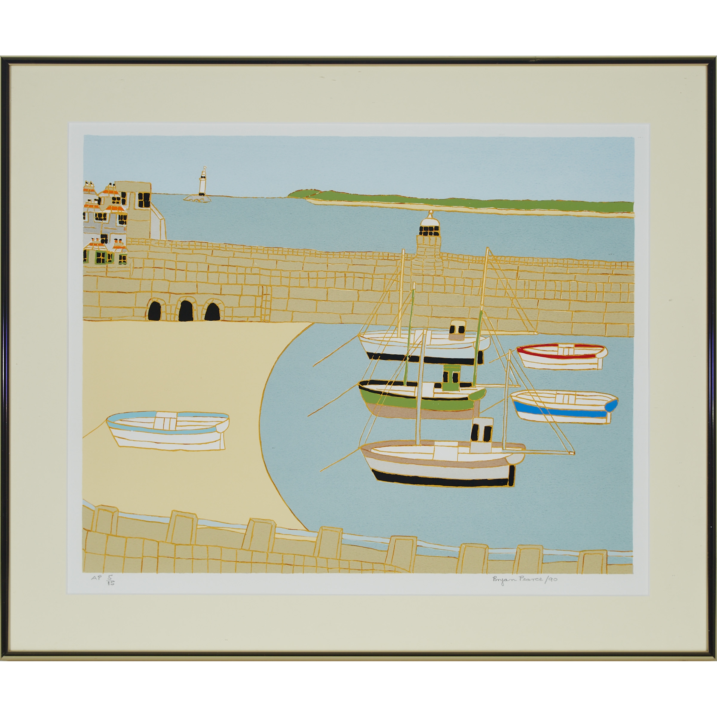 Bryan Pearce | TOWARDS GODREVY FACING SMEATONS PIER (1990) | MutualArt