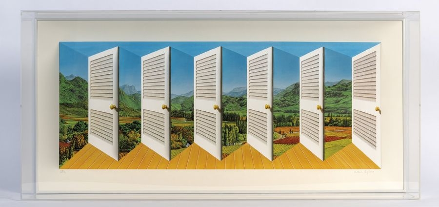 Patrick Hughes | SHUTTERS (2003) | MutualArt