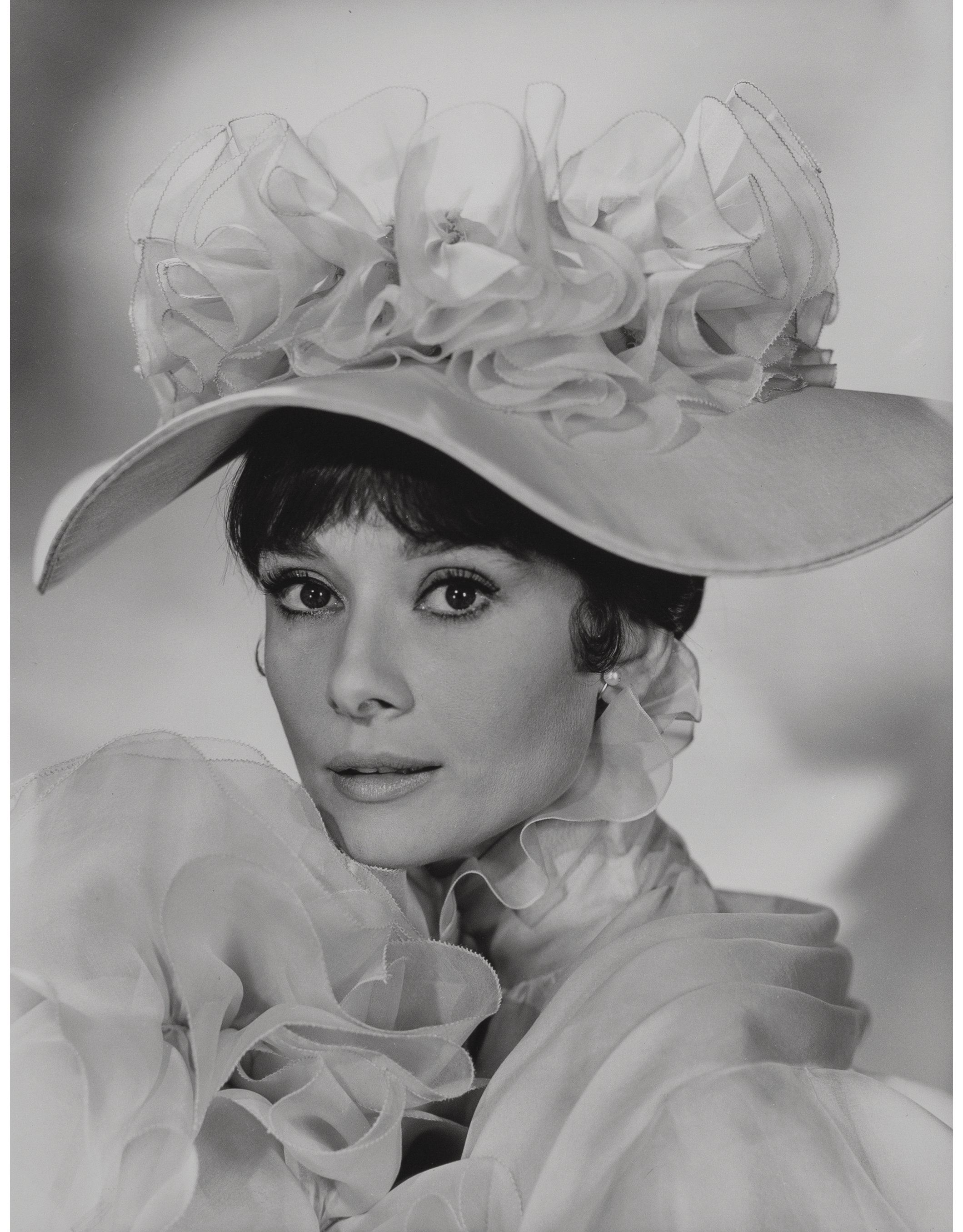 Cecil Beaton | Portrait of Audrey Hepburn as Eliza Doolittle | MutualArt