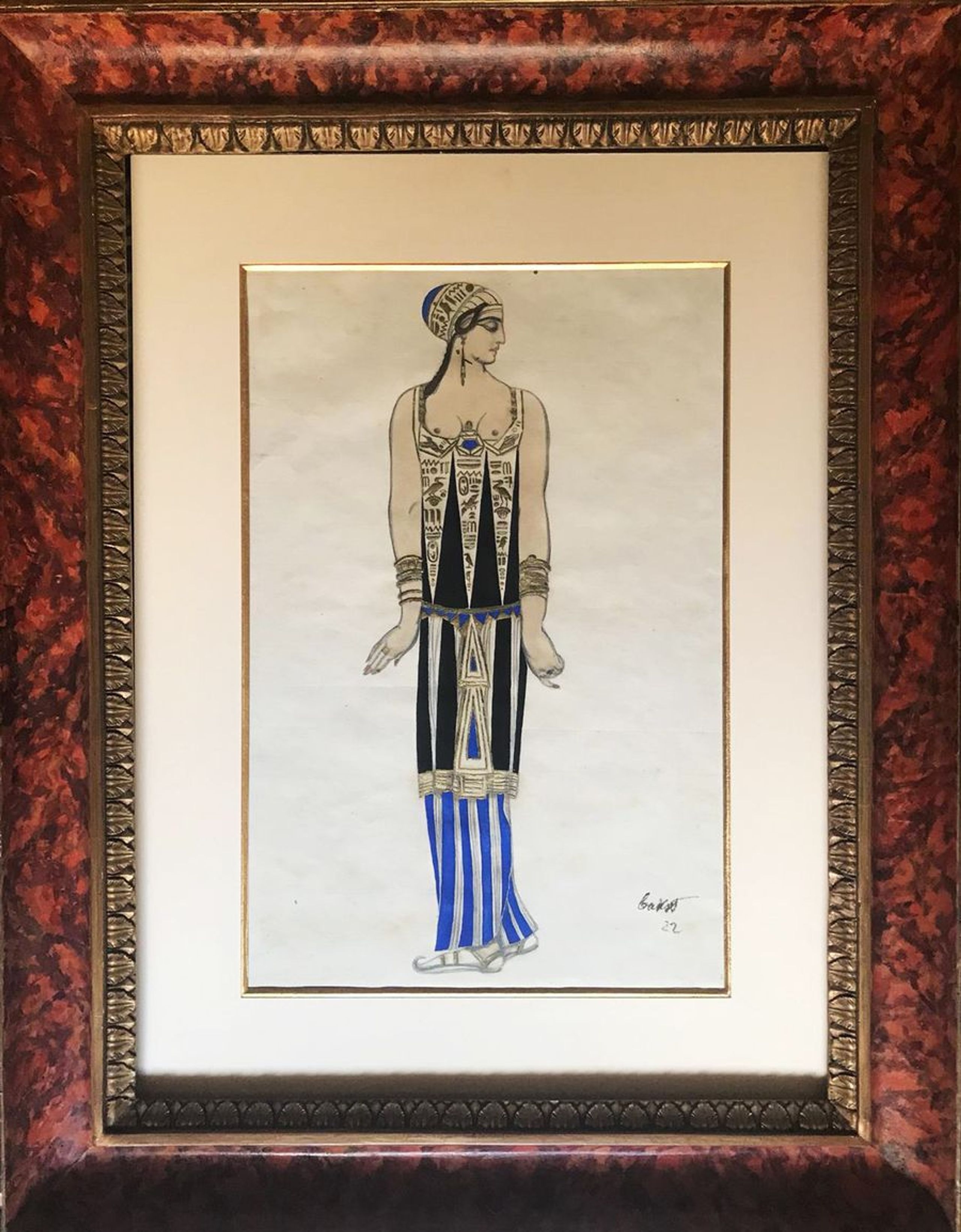 Leon Bakst | Costume design for the tragedy of Phaedra for Ida ...