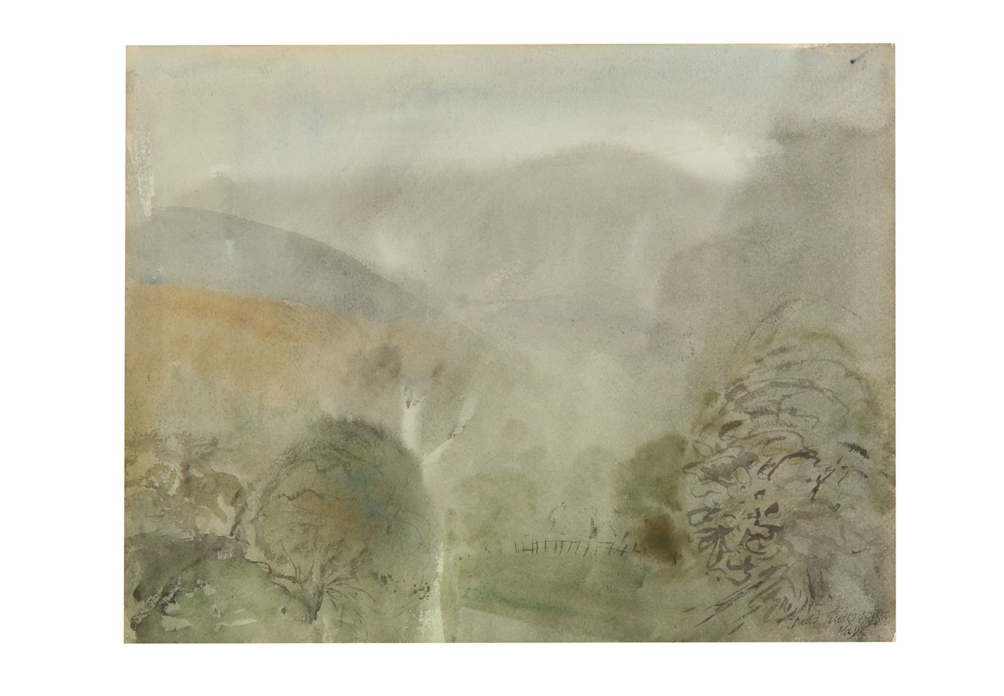 David Tindle | Mountain Landscape (1955) | MutualArt