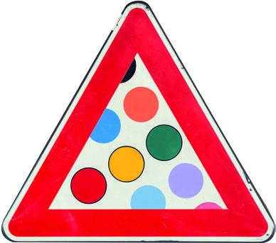 Clet Abraham | Triangle (unique) (2013) | MutualArt