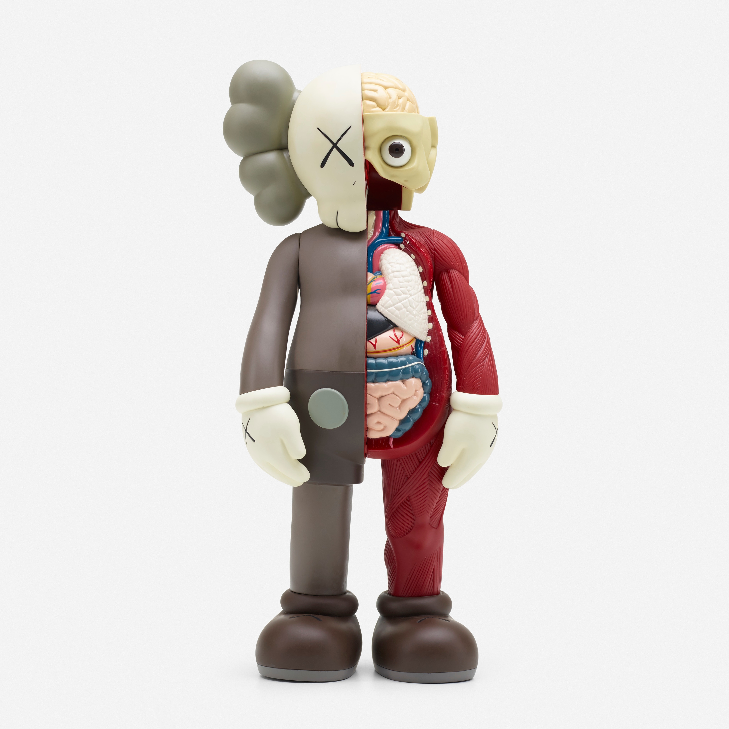KAWS | Companion – Dissected Brown Colorway (2006) | MutualArt