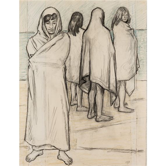 Clifford Hall | WOMEN IN TOWELS (1973) | MutualArt