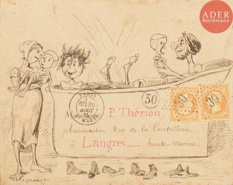 Albert Humbert | Scènes satyriques | MutualArt