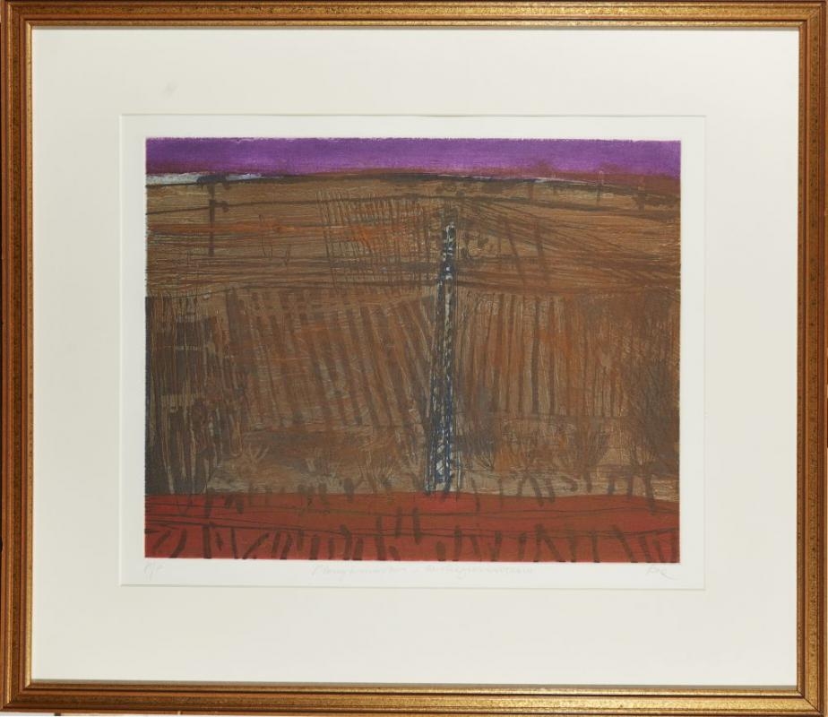 Barbara Rae | EAGLE IN THE CLOUDS, GREEN (2000) | MutualArt