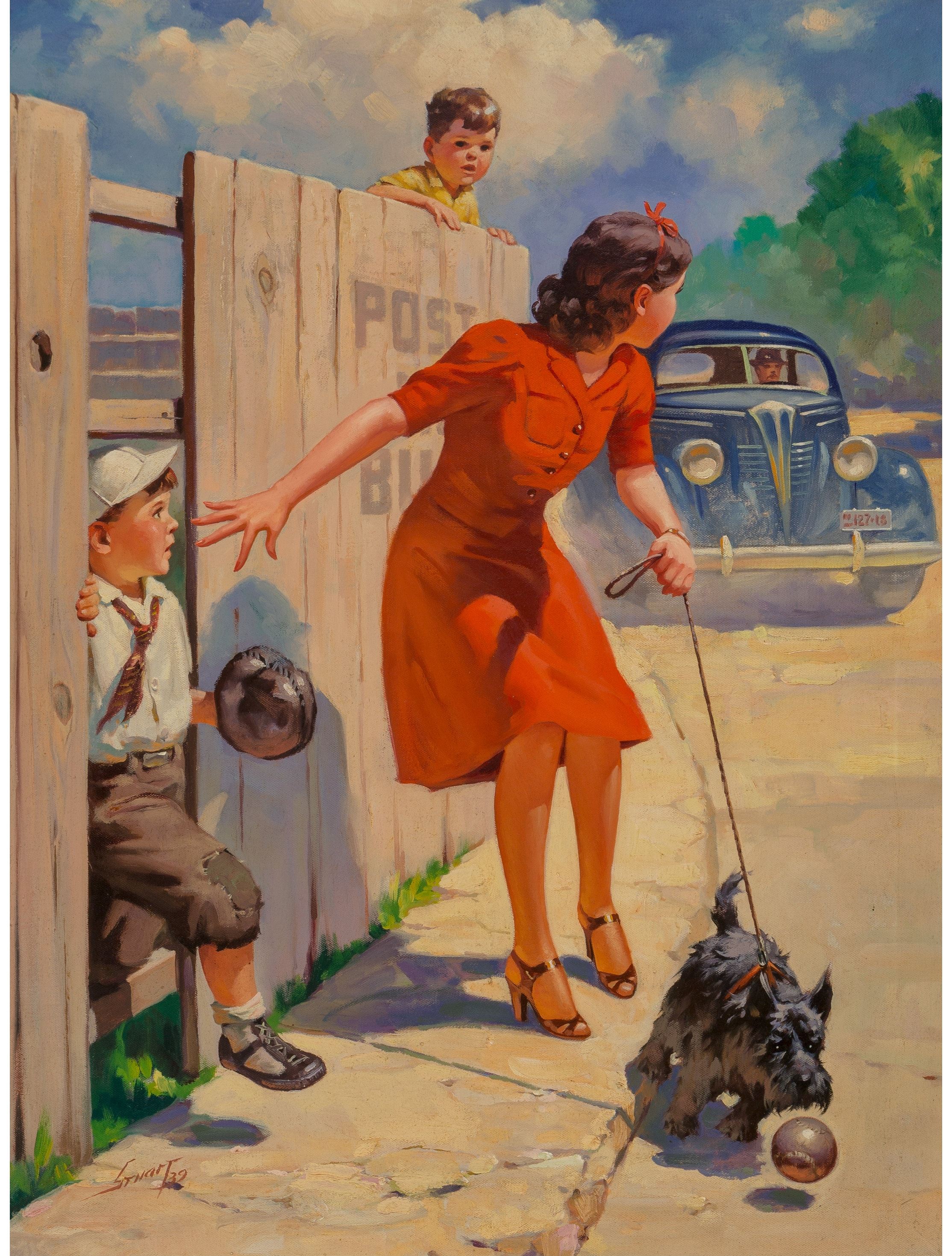 Raymond James Stuart | Car Approaching (1939) | MutualArt