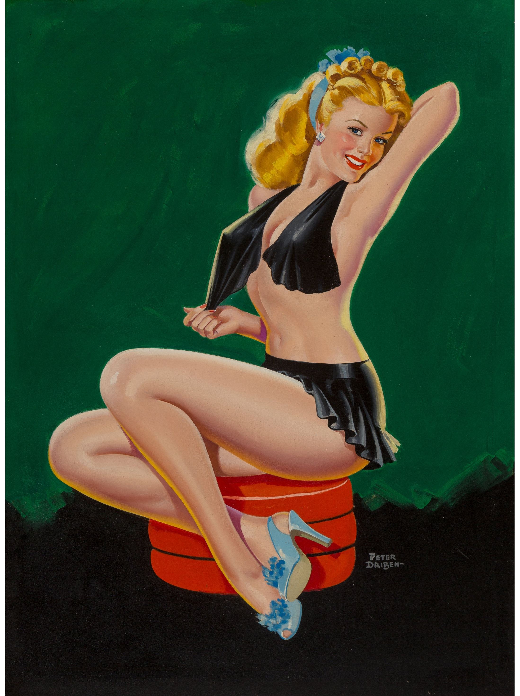 Peter Driben | Show Girl, Beauty Parade magazine cover (1946) | MutualArt