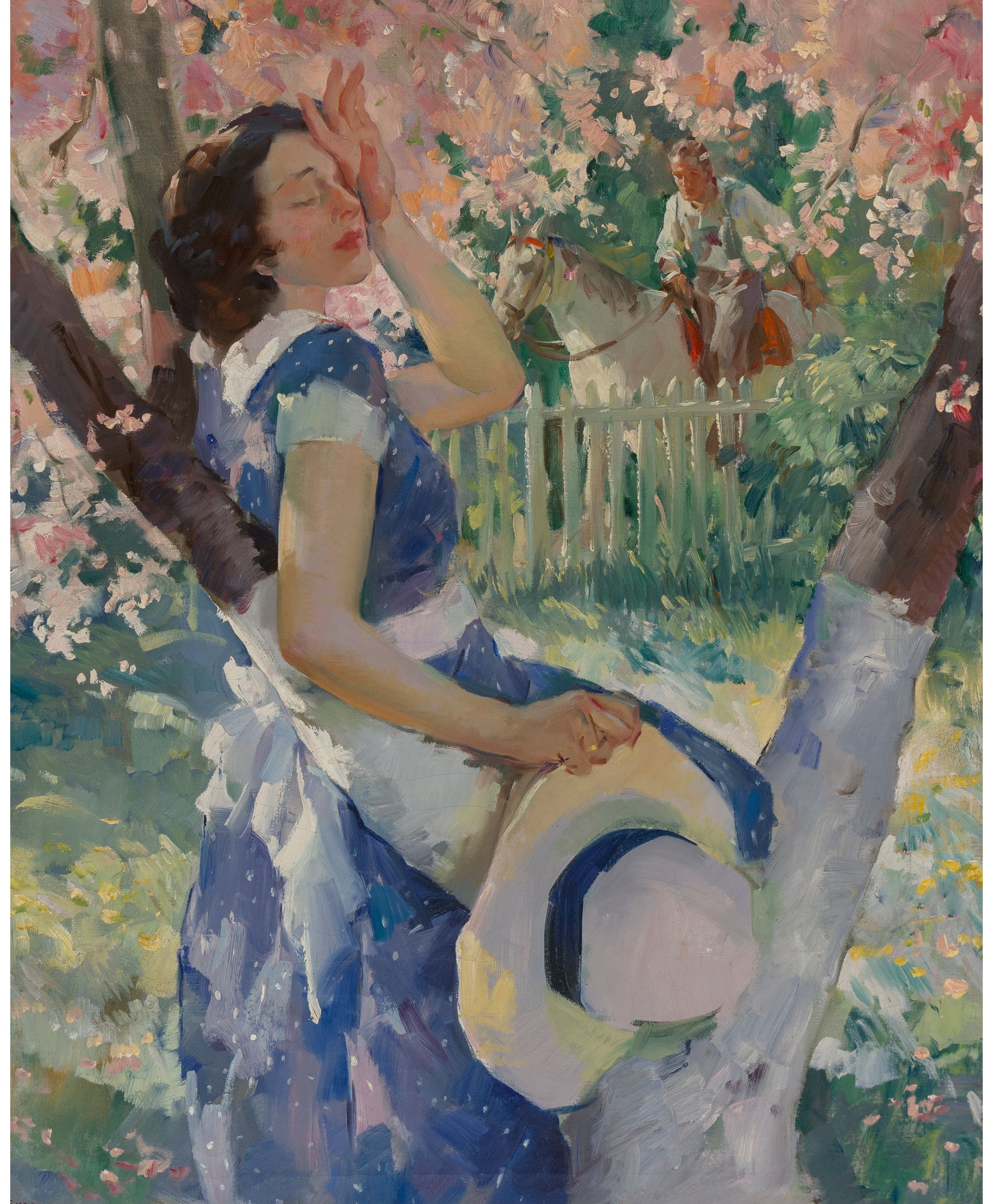 Haddon H. Sundblom | Long Distance, Good Housekeeping magazine interior ...