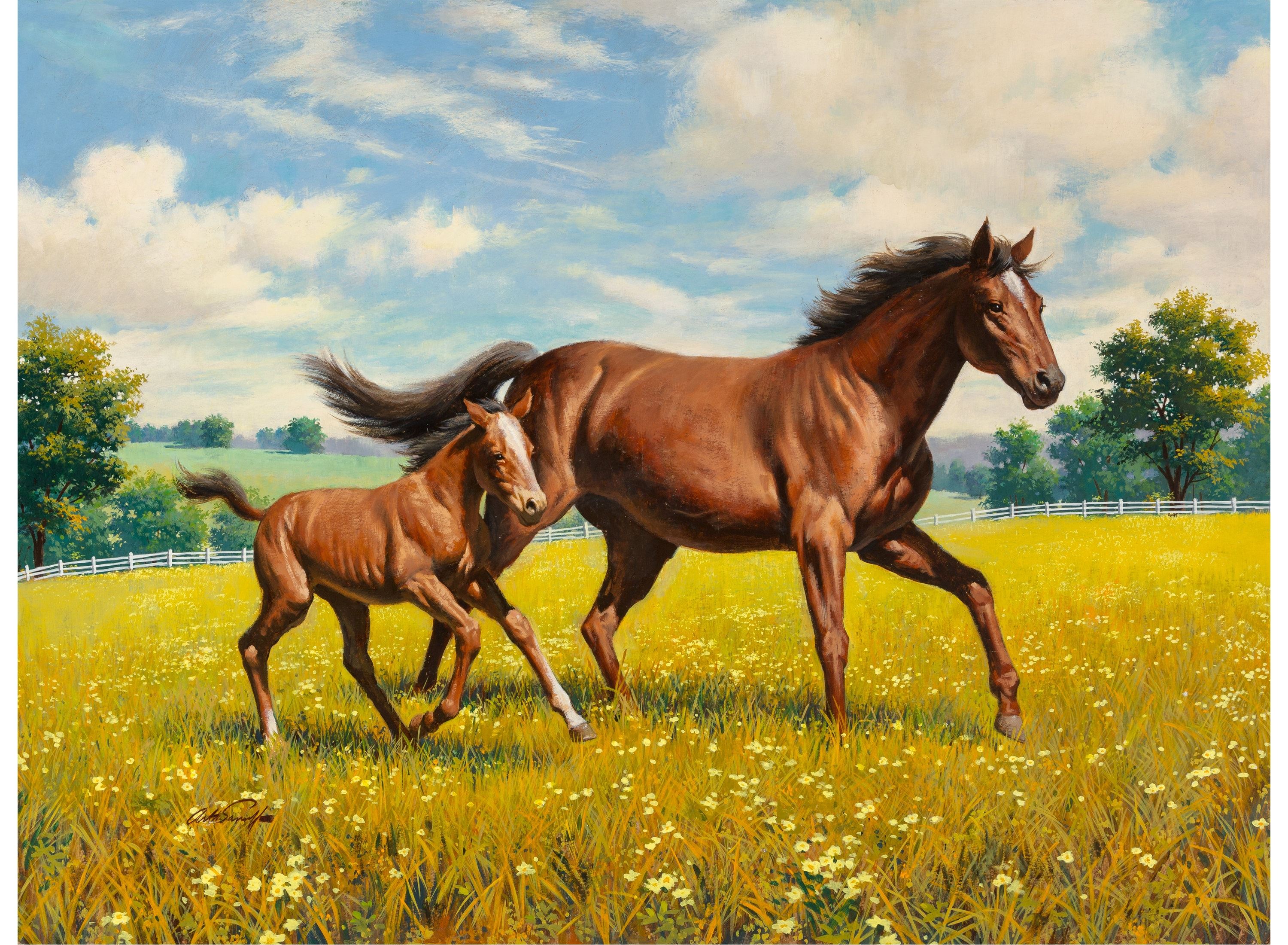 Arthur Saron Sarnoff | Mare and Foal, Iowa Directory cover (1965 - 1966 ...