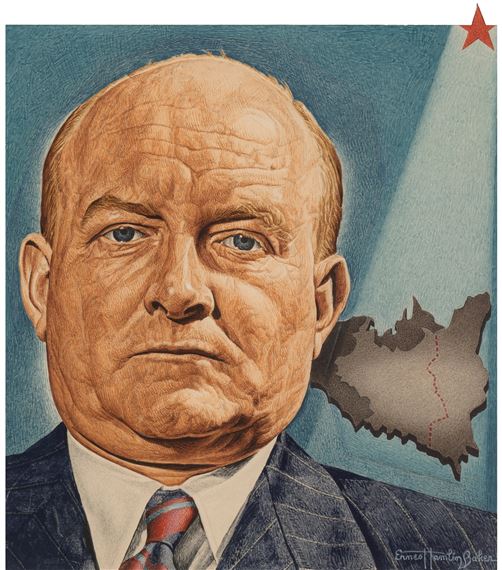 Ernest Hamlin Baker | Hein Ter Poorten, Time magazine cover, January 26 ...