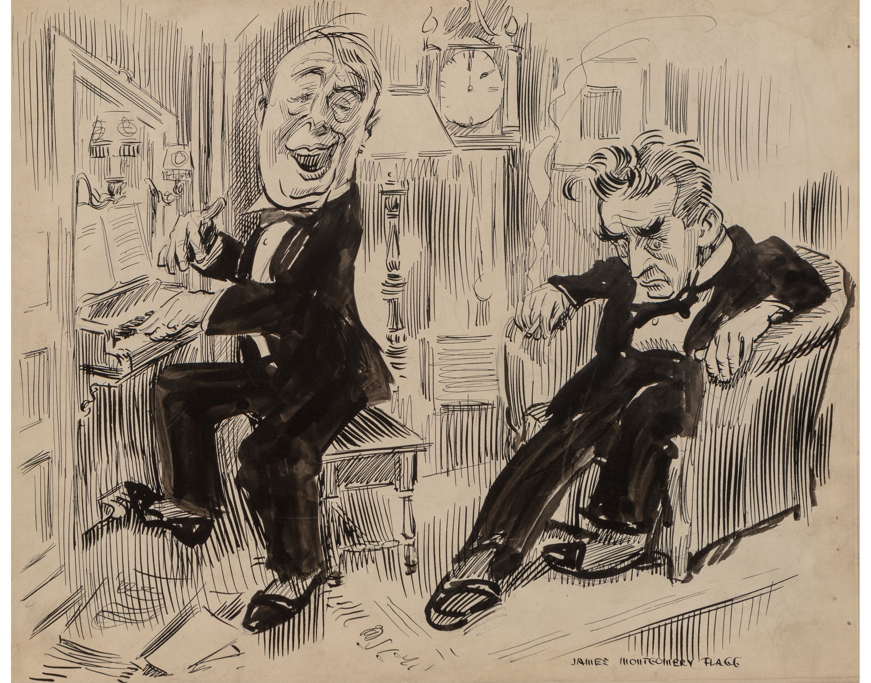 James Montgomery Flagg | He Sang All the Comic Operas, College Humor ...