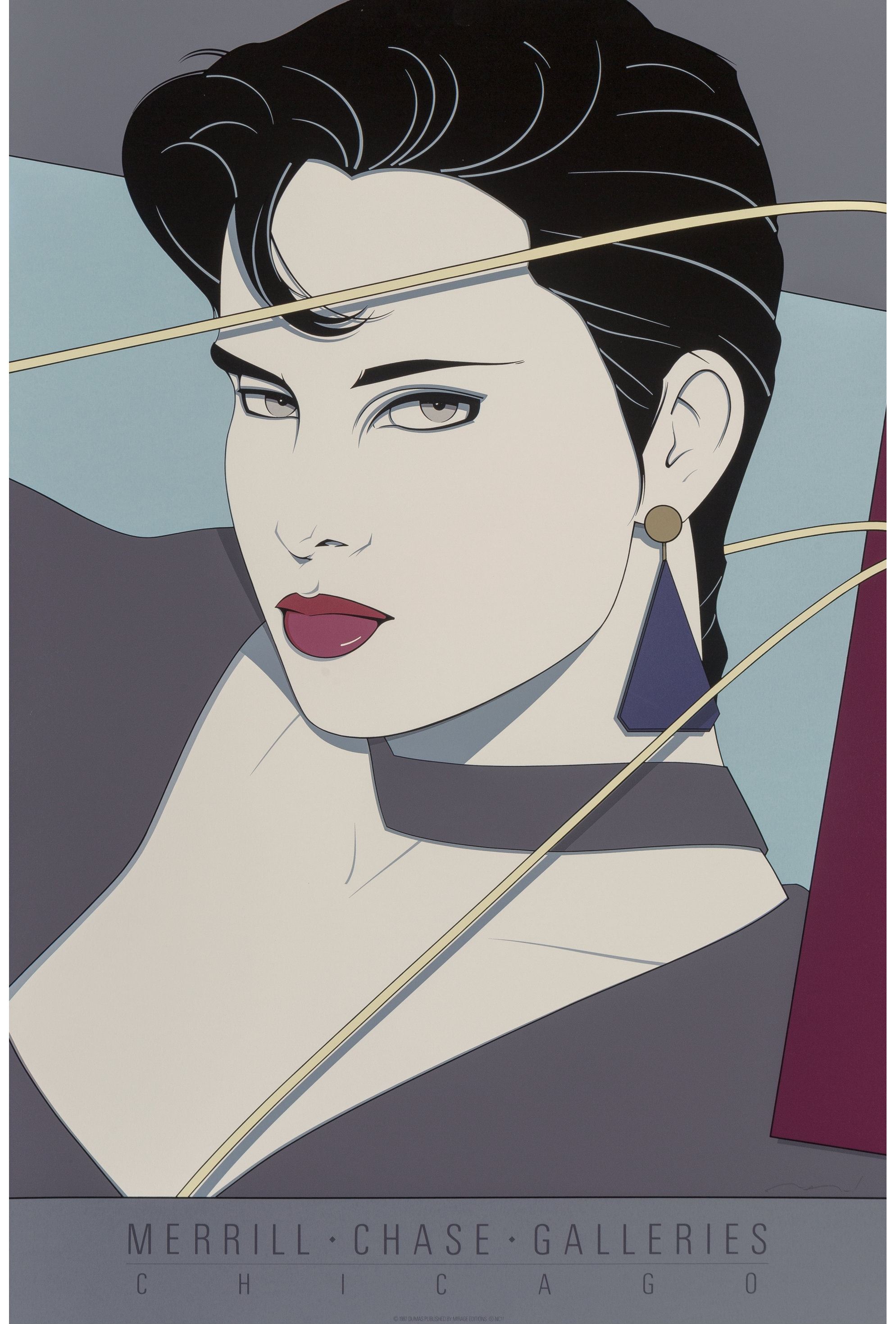 Patrick Nagel | Merrill Chase Galleries, INC Series #11 (1987) | MutualArt