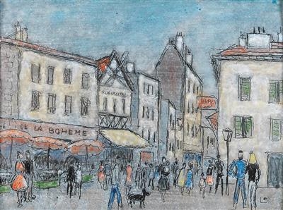 Lisel Salzer | La Place du Tertre in Paris | MutualArt
