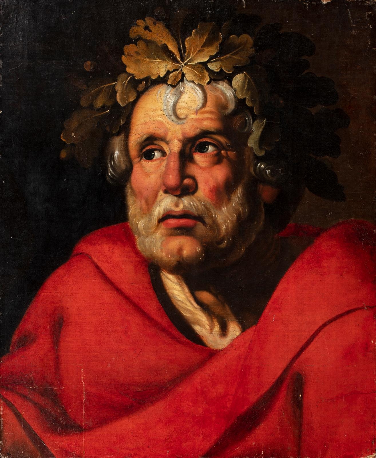 French School, 19th Century | Portrait d’Homme en Bacchus (Circa 1850 ...