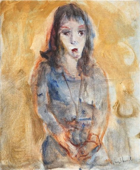 Garry Shead | Portrait of Sandra Guy | MutualArt