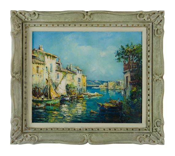 Maurice Barle | Village de peche | MutualArt