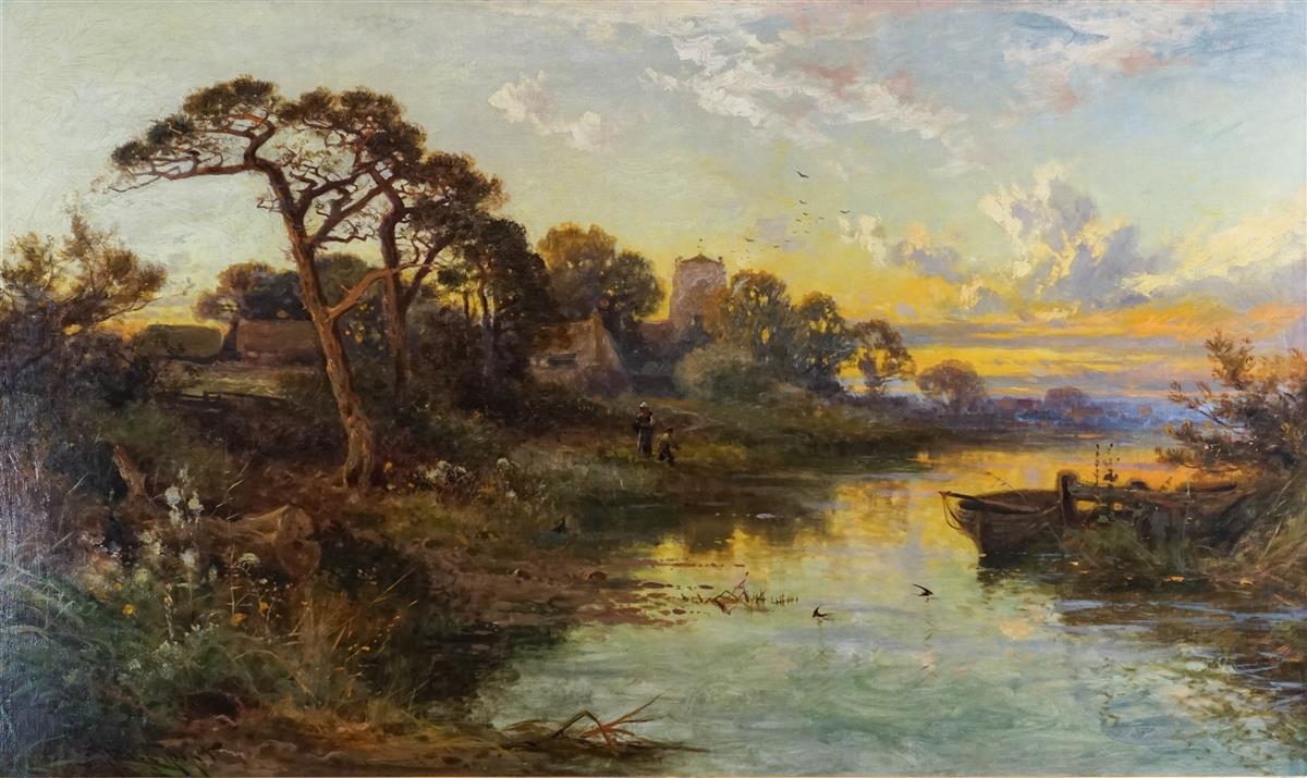 John Horace Hooper | SUNSET ABOVE THE ESTUARY | MutualArt