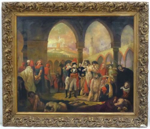 Antoine-Jean Gros | Napoleon visits the plaque stricken at Jaffa (1799 ...