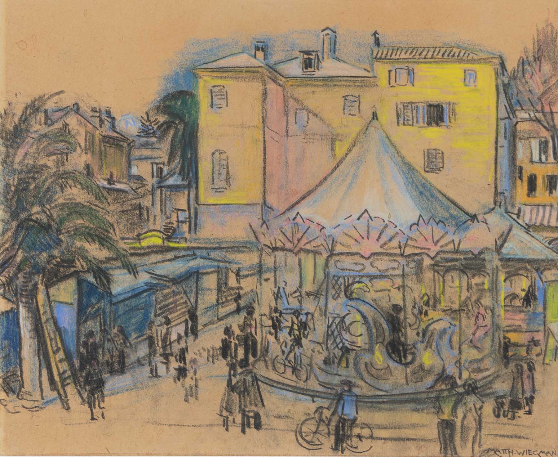 Mathieu Wiegman | Kermis in Zuid-Frankrijk | MutualArt