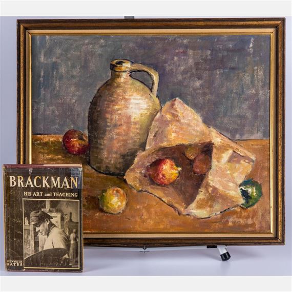 Robert Brackman | Still Life with Apples and Pitcher | MutualArt