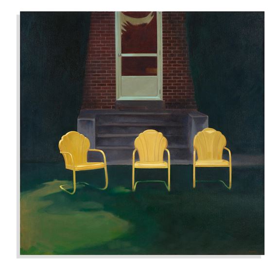 John Register | Three Yellow Chairs | MutualArt