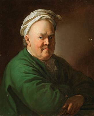 Anton Graff | Portrait of Philipp Daniel Lippert (1702–1785) | MutualArt