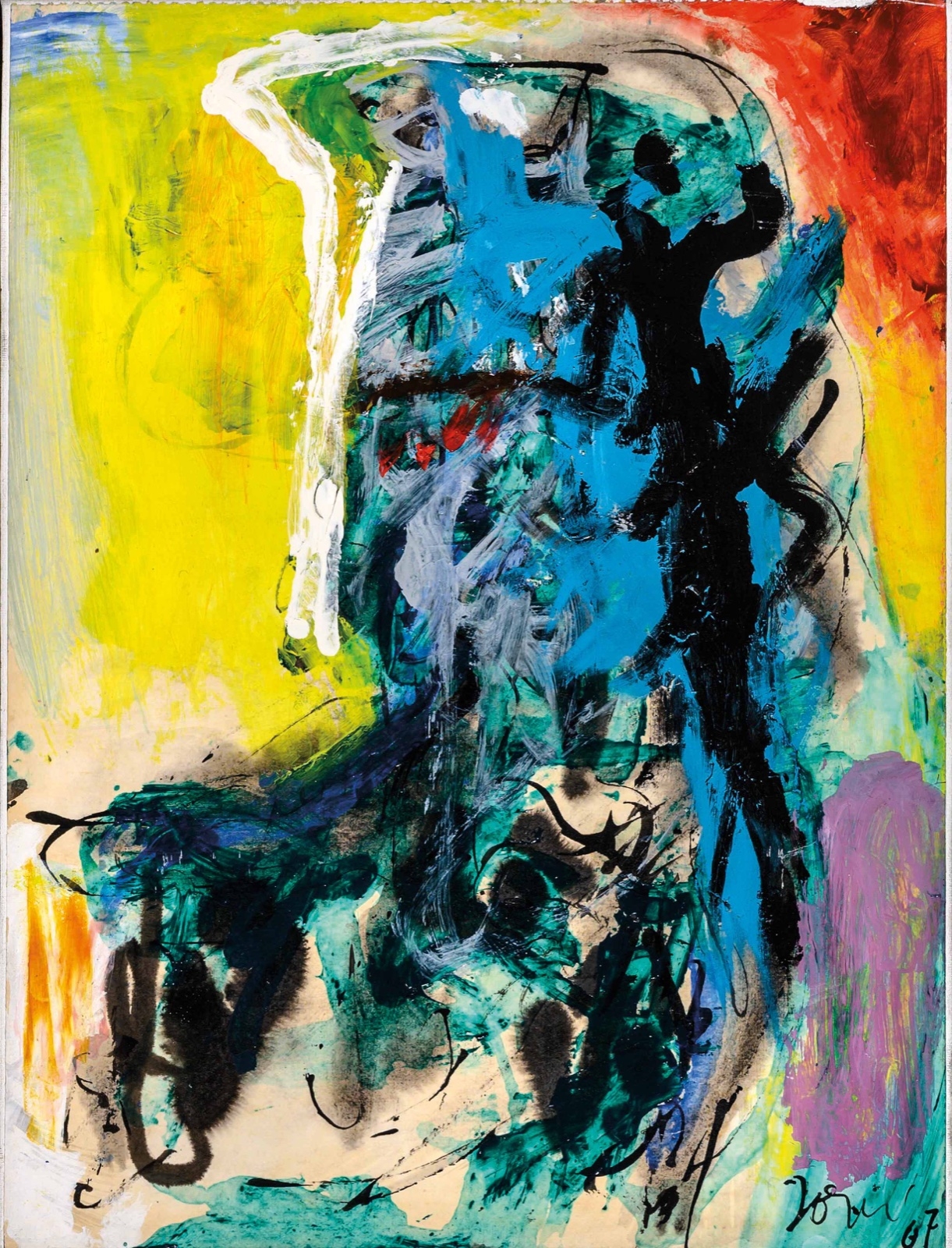 Asger Jorn | Composition (1967) | MutualArt