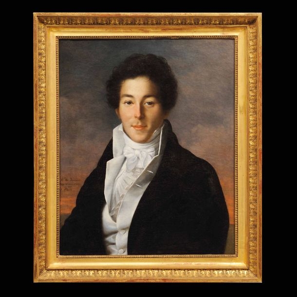 Adèle Romany | Portrait d’homme à la chemise blanche | MutualArt